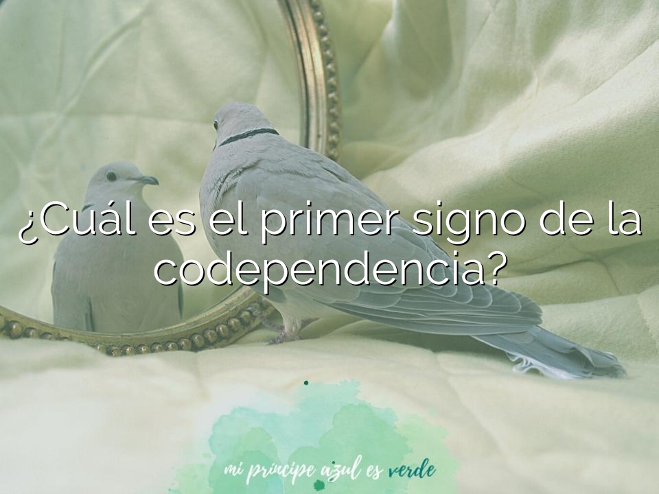 ¿Cuál es el primer signo de la codependencia? | Mi príncipe azul es verde